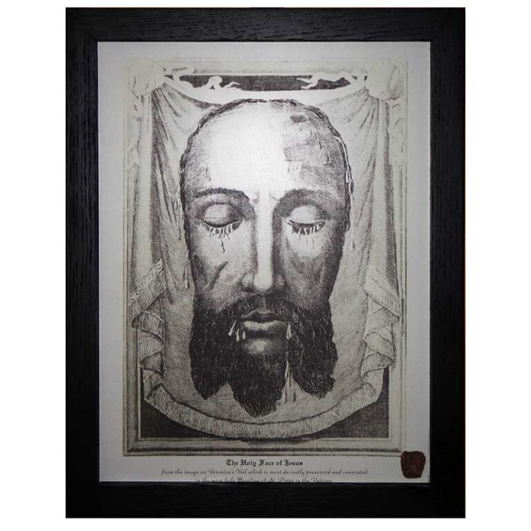 Holy Face of Jesus Framed Picture - Mater Dei Imports